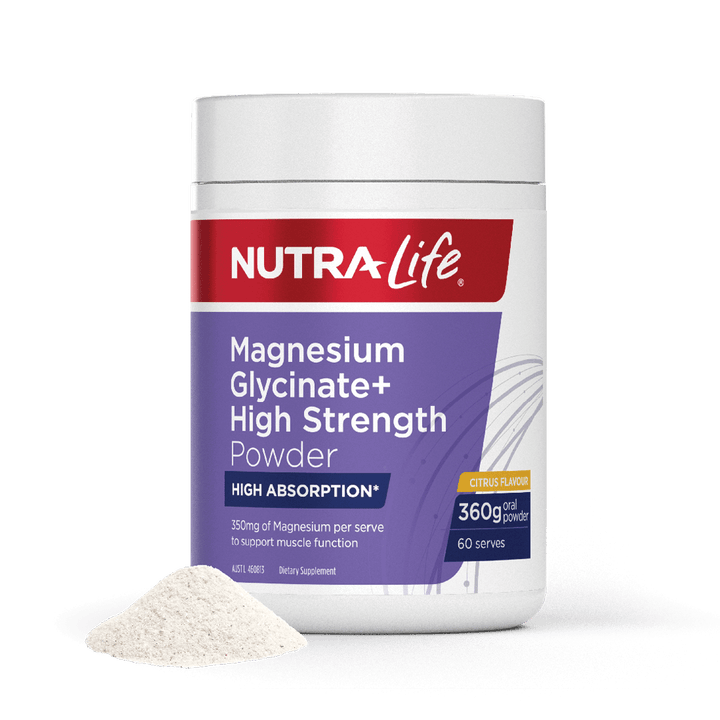 Magnesium Glycinate+ High Strength Powder – Nutra-Life AU