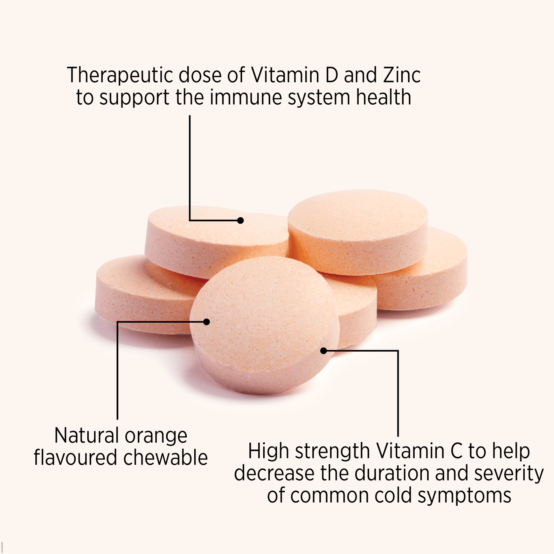 High Strength Vit C + Vit D + Zinc Chewables – Nutra-Life AU
