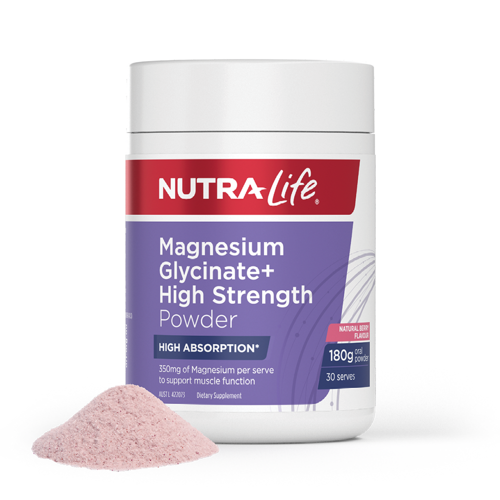 Magnesium Glycinate+ High Strength Powder – Nutra-Life AU