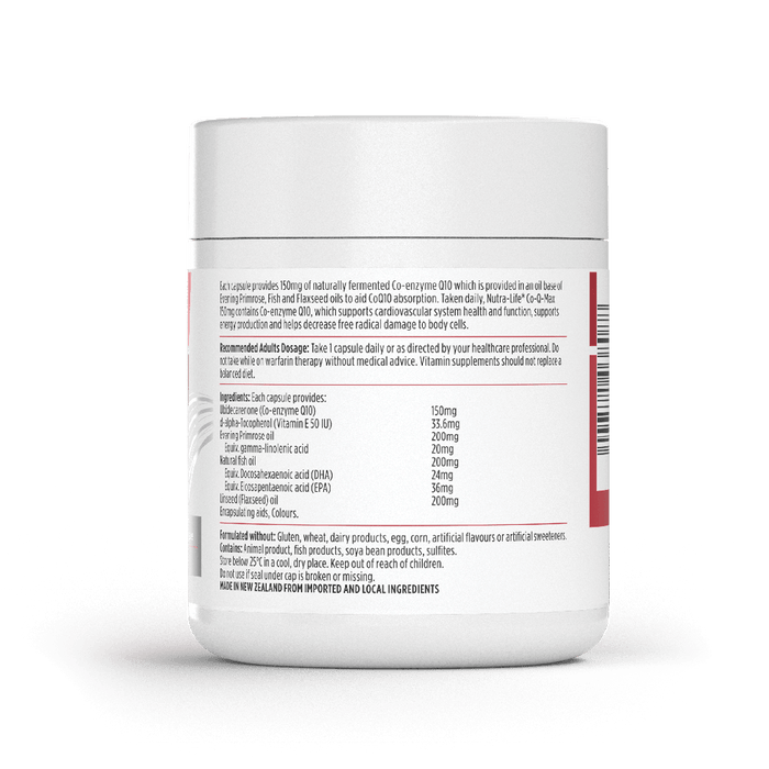 CO-Q-MAX 150mg | Heart Health | Nutra-Life – Nutra-Life AU