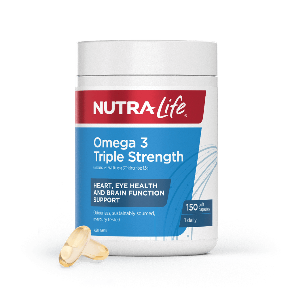 Omega 3 Triple Strength – Nutra-Life AU