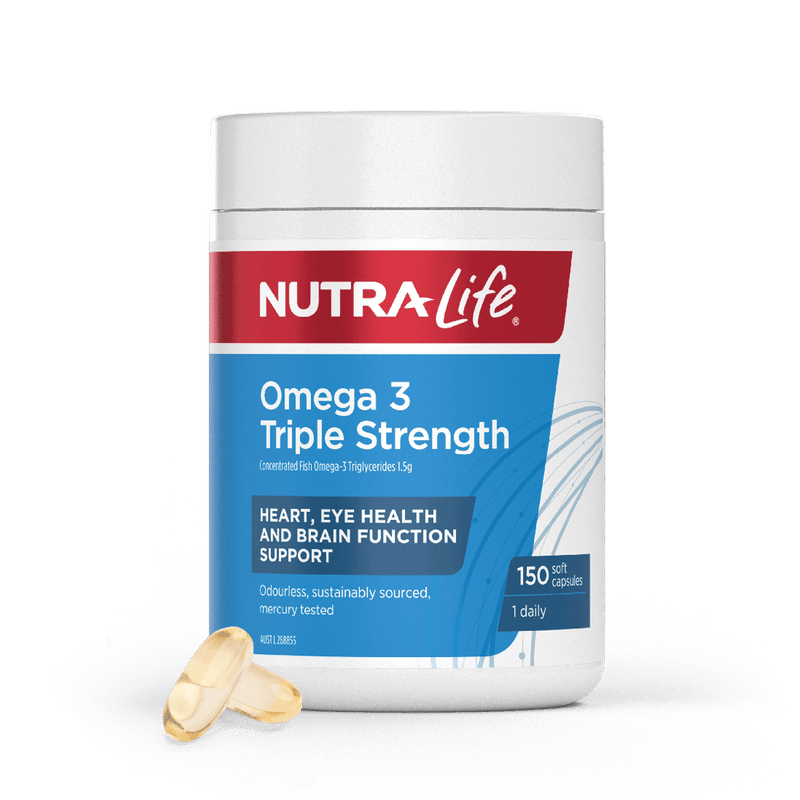 Omega 3 Triple Strength – Nutra-Life AU